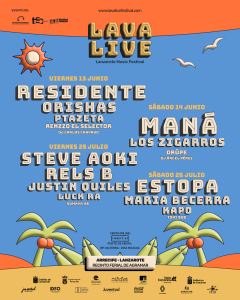 Lava Live - Lanzarote 13-14 junio y 25-26 julio de 2025